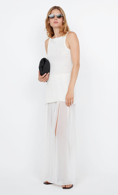 RAVYN BOAT NECK TOP - WHITE – BEC + BRIDGE AU