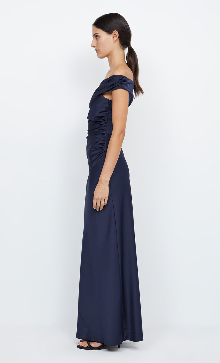 ETERNITY OFF SHOULDER MAXI - INK – BEC + BRIDGE AU