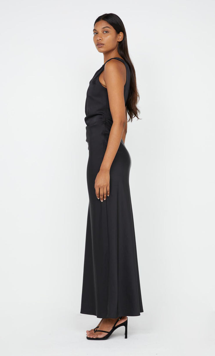 Lunetta Asym Dress in Black by Bec + Bridge